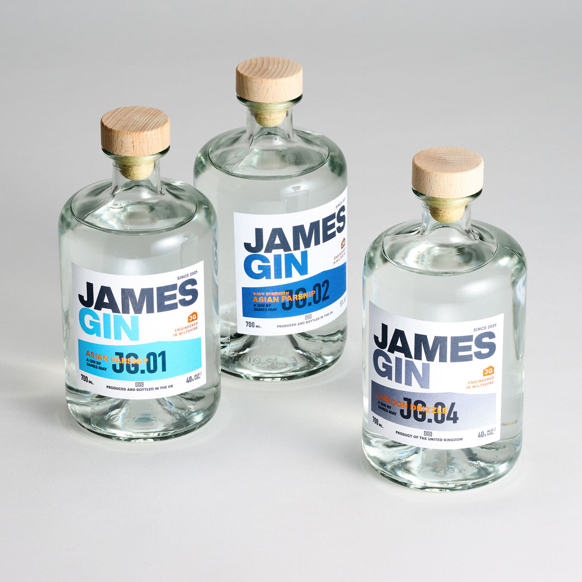 Gin Packs, Mini Bottle Starter Packs, Mini Gin Gift Set - James Gin
