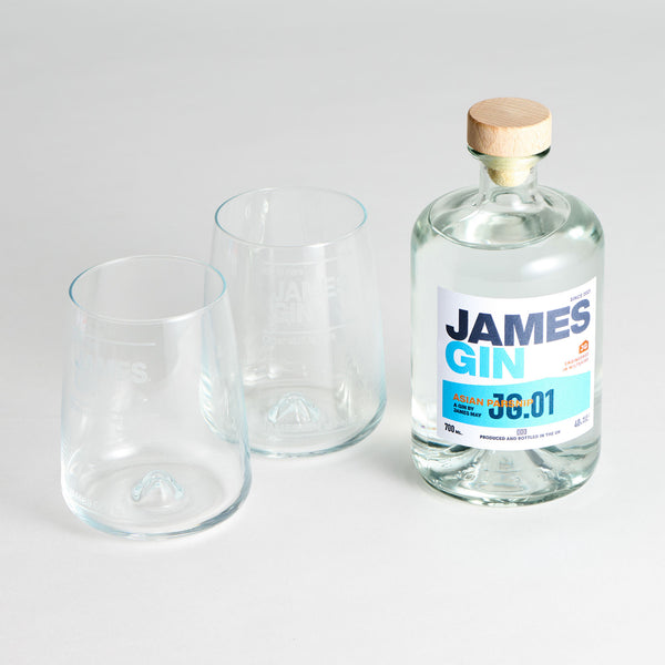 Sharing Cocktail Kit - Cocktail Gin Set with Glasses - James Gin