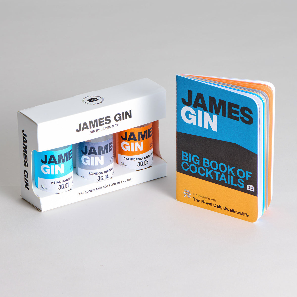Cocktail Recipe Book & Gin Gift Set, How To Make Gin Cocktails - James Gin
