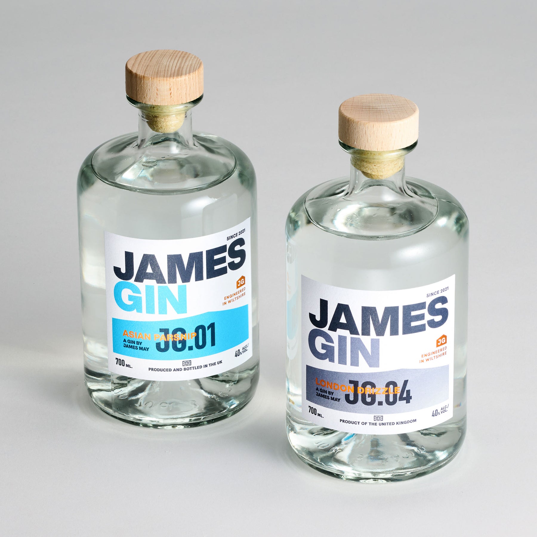 Gin Packs, Mini Bottle Starter Packs, Mini Gin Gift Set - James Gin